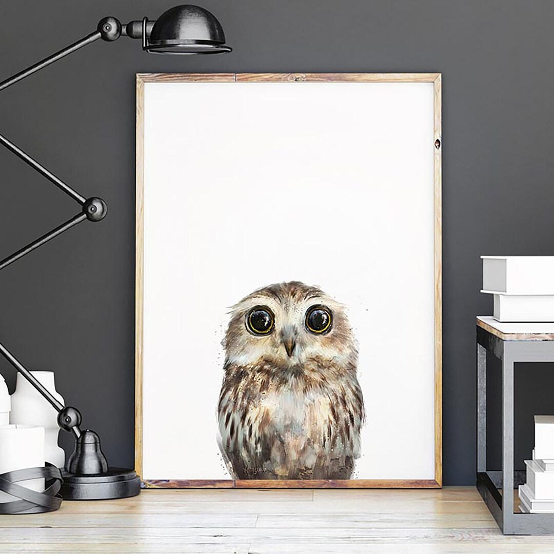 Little Owl by Amy Hamilton Art Print - Etsy