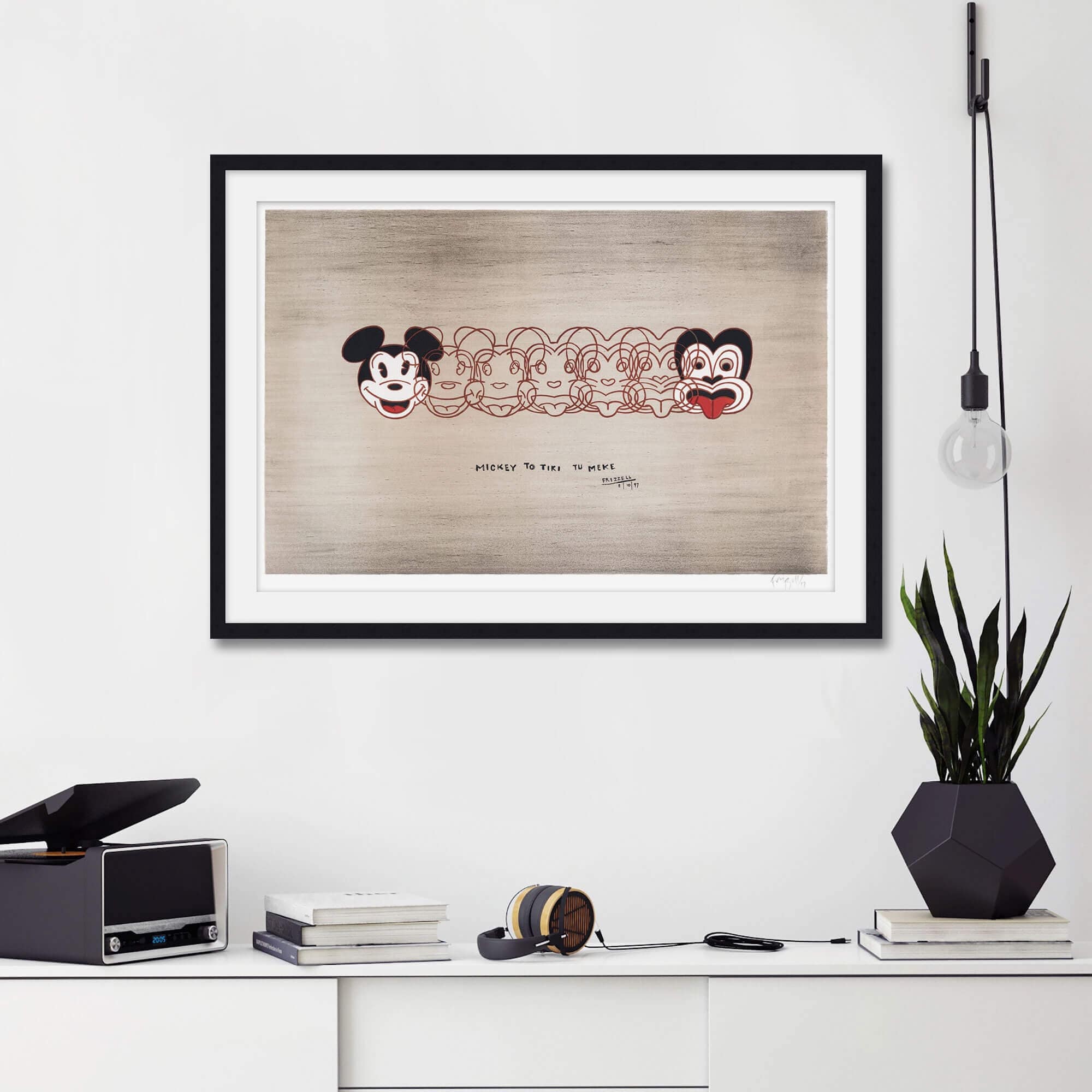 Mickey to Tiki Tu Meke by Dick Frizzell Art Print - Etsy