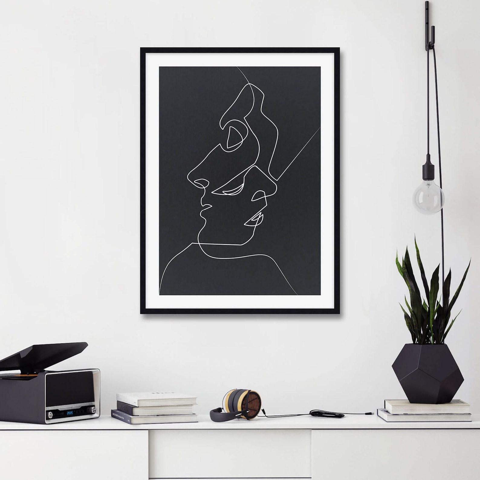Close Noir (black) by Quibe Art Print - Etsy