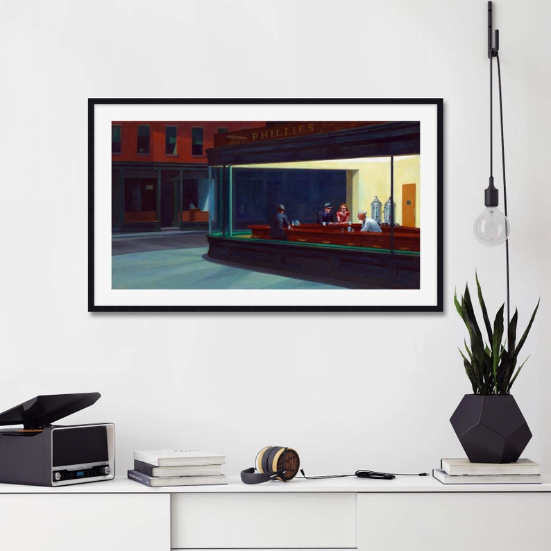 Nighthawks by Edward Hopper Art Print - Etsy