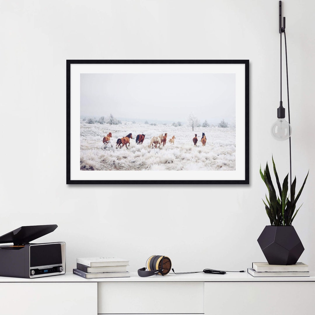 Winter Horses by Kevin Russ Art Print - Etsy