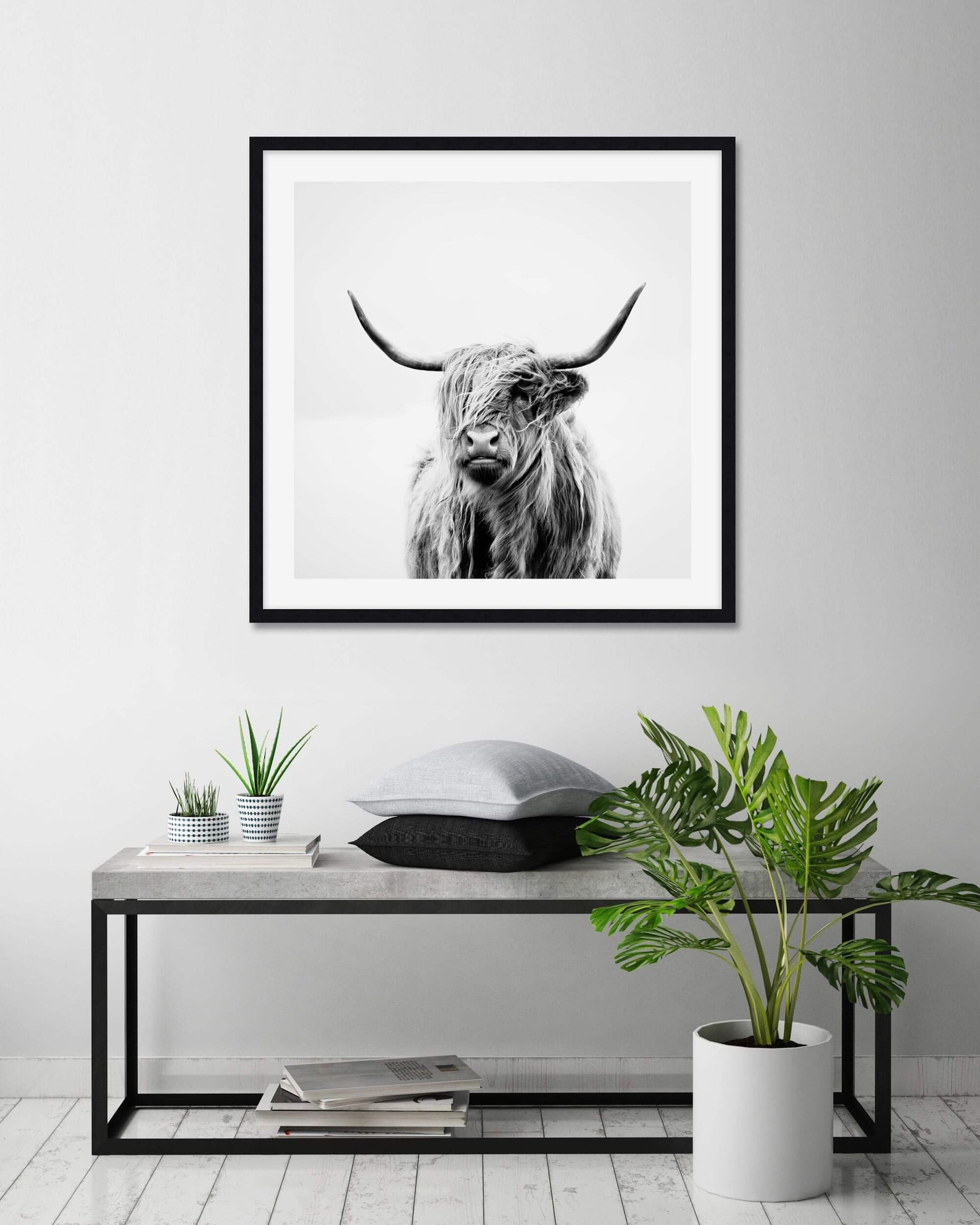 Portrait of a Highland Cow by Dorit Fuhg Art Print | Etsy
