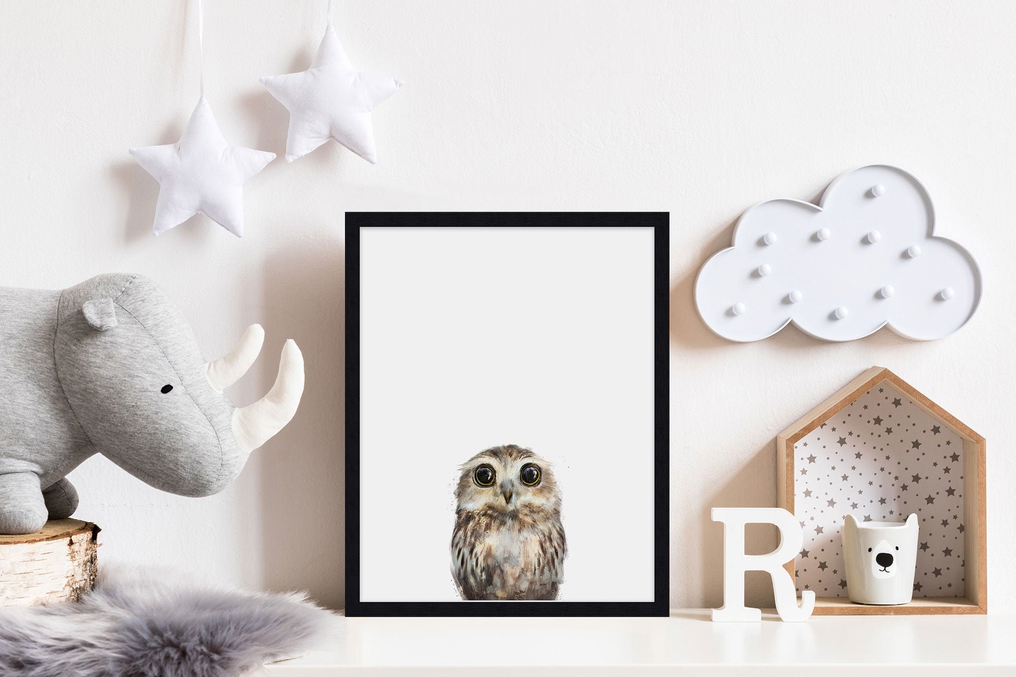 Little Owl by Amy Hamilton Art Print - Etsy