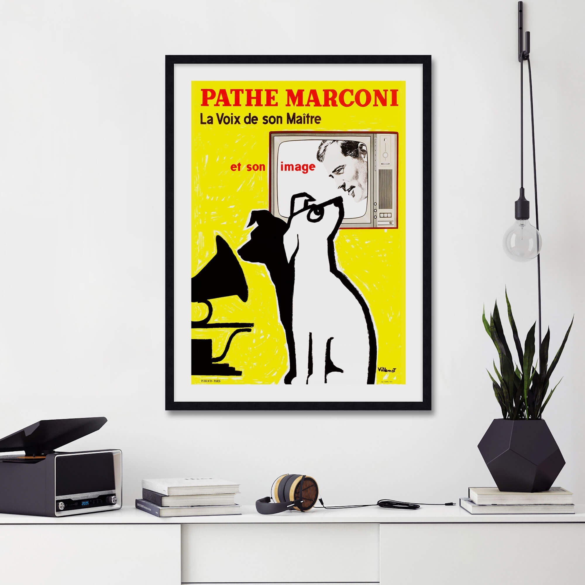 Pathe Marconi Vintage Dog Poster Pathe Marconi Vintage - Etsy