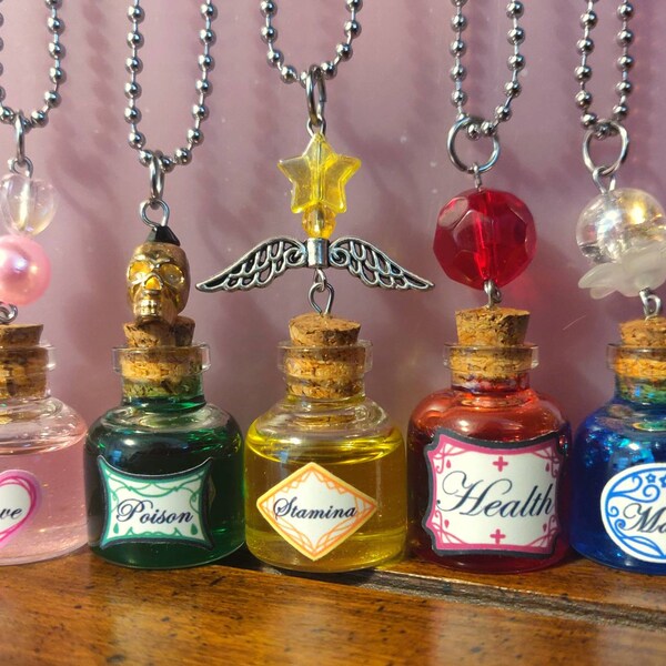 Potion Necklace - Etsy