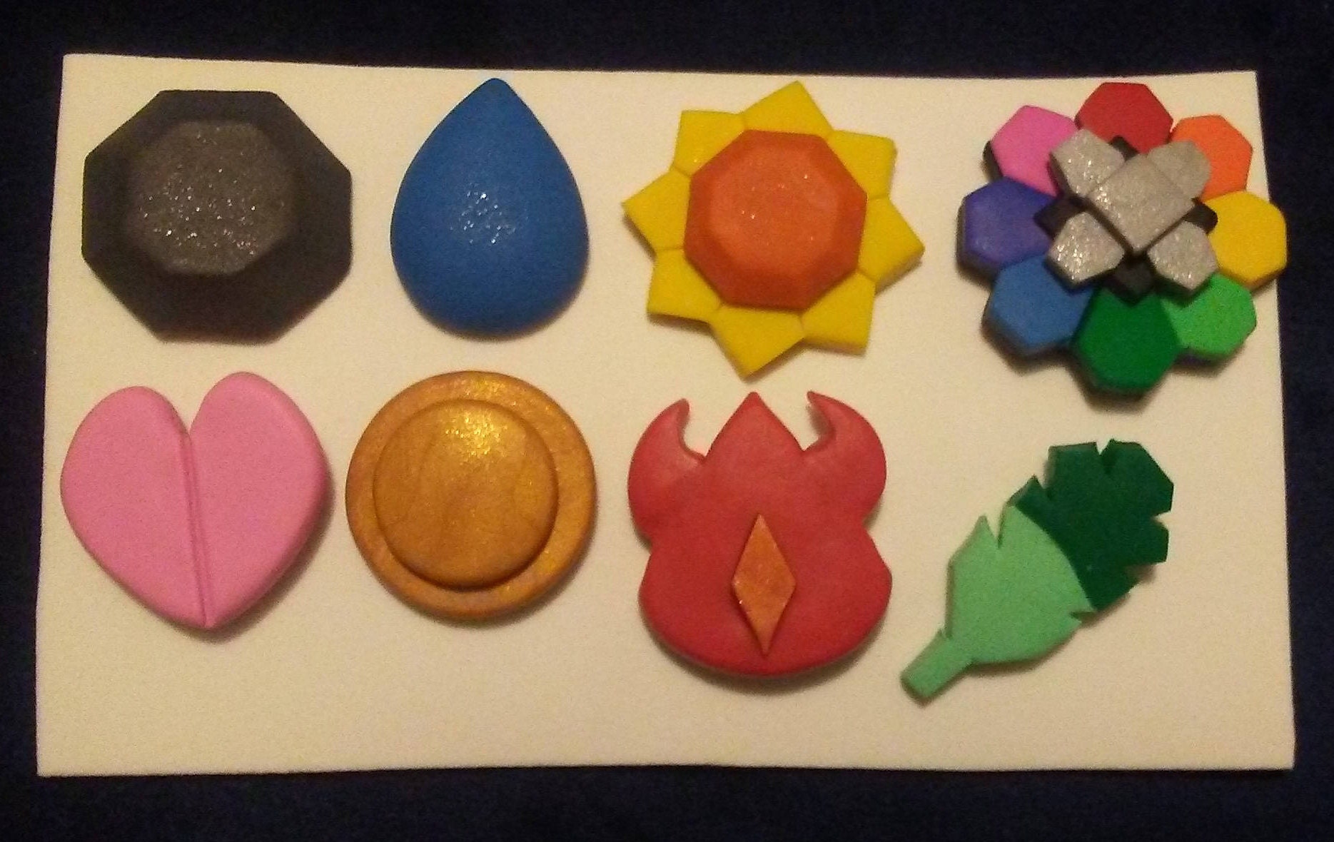 Pokemon Kanto Badge Set | Etsy