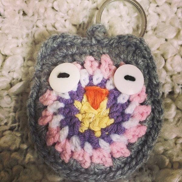 Crochet Owl Keychain - Etsy UK