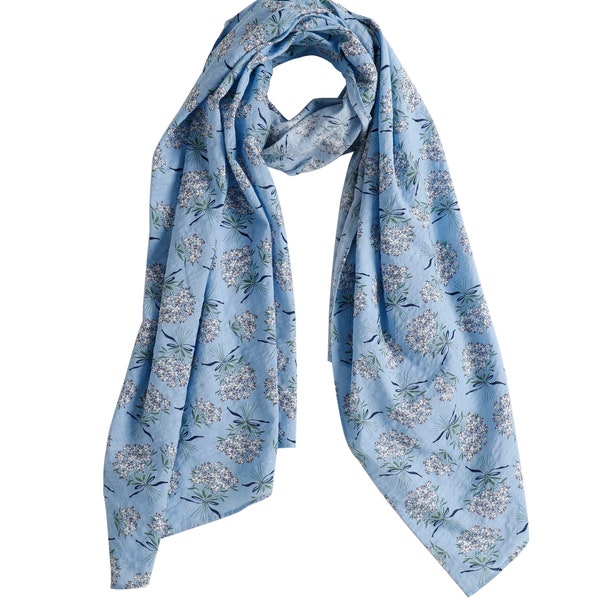 Light Blue Scarf - Etsy