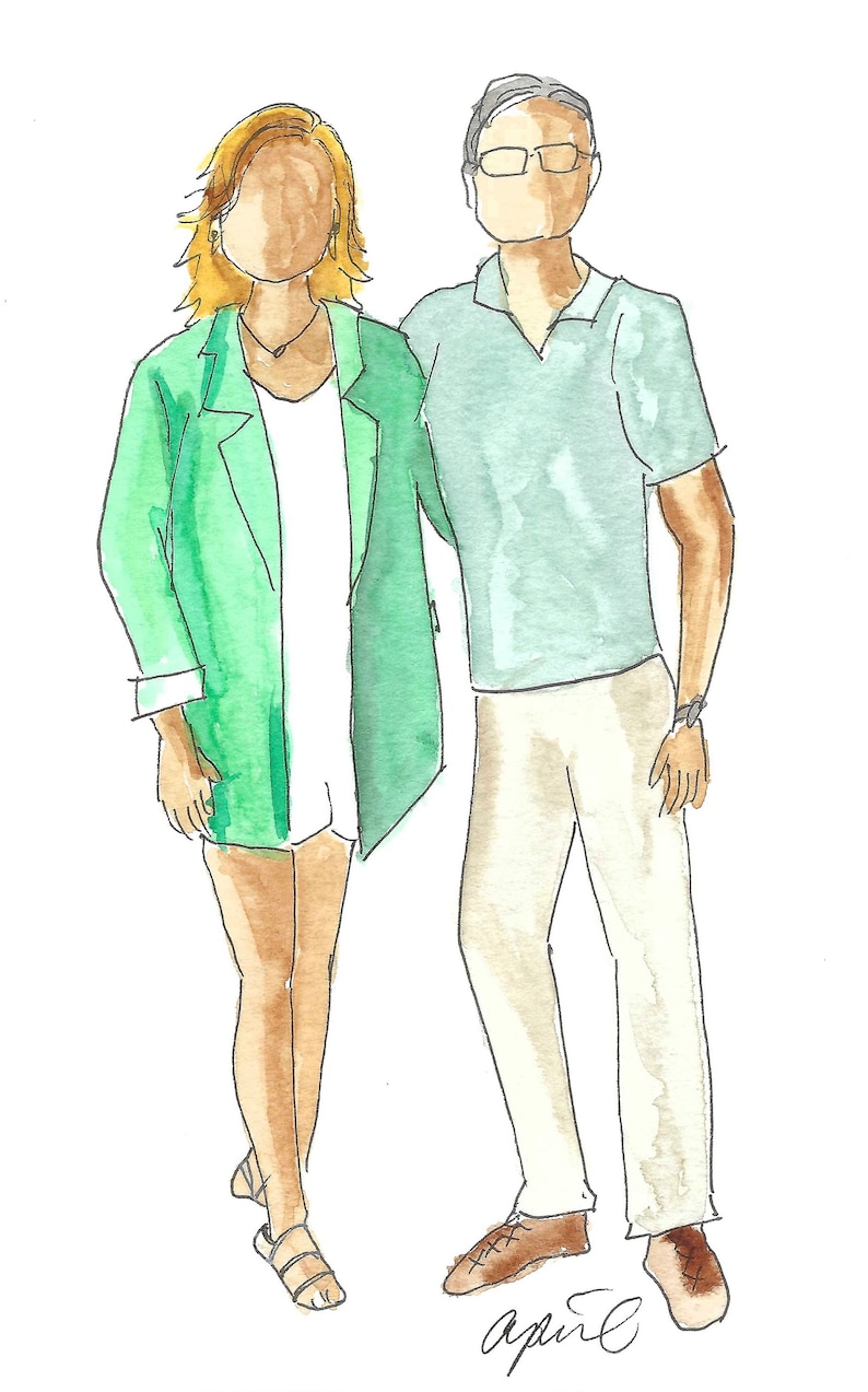 Live Guest Portraits, Watercolor Guest Portraits, Live Guest ...