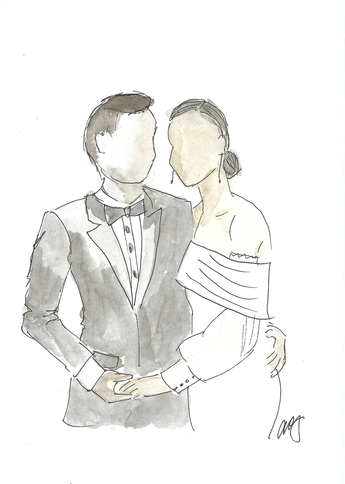Live Guest Portraits, Watercolor Guest Portraits, Live Guest ...