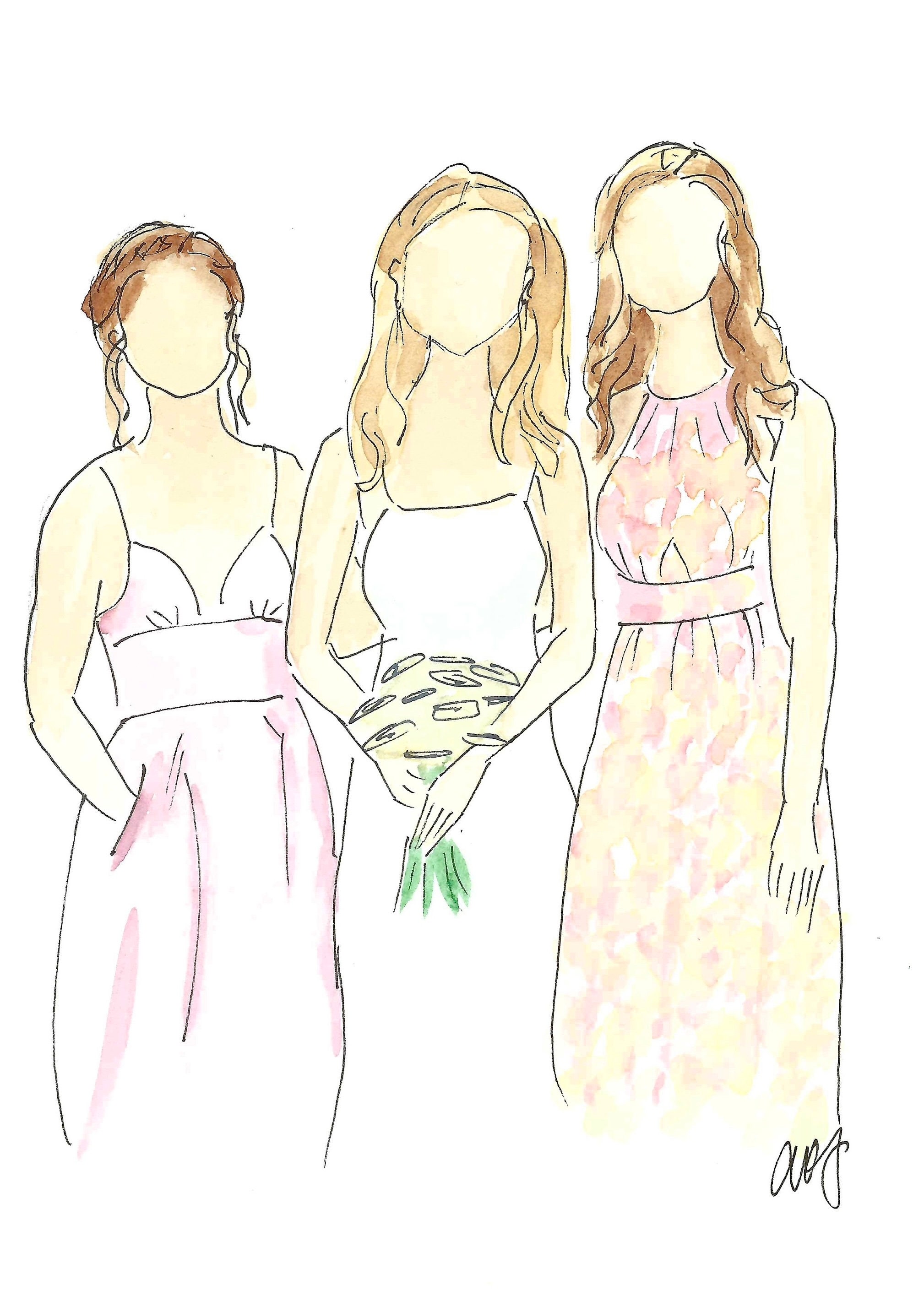Live Guest Portraits, Watercolor Guest Portraits, Live Guest ...