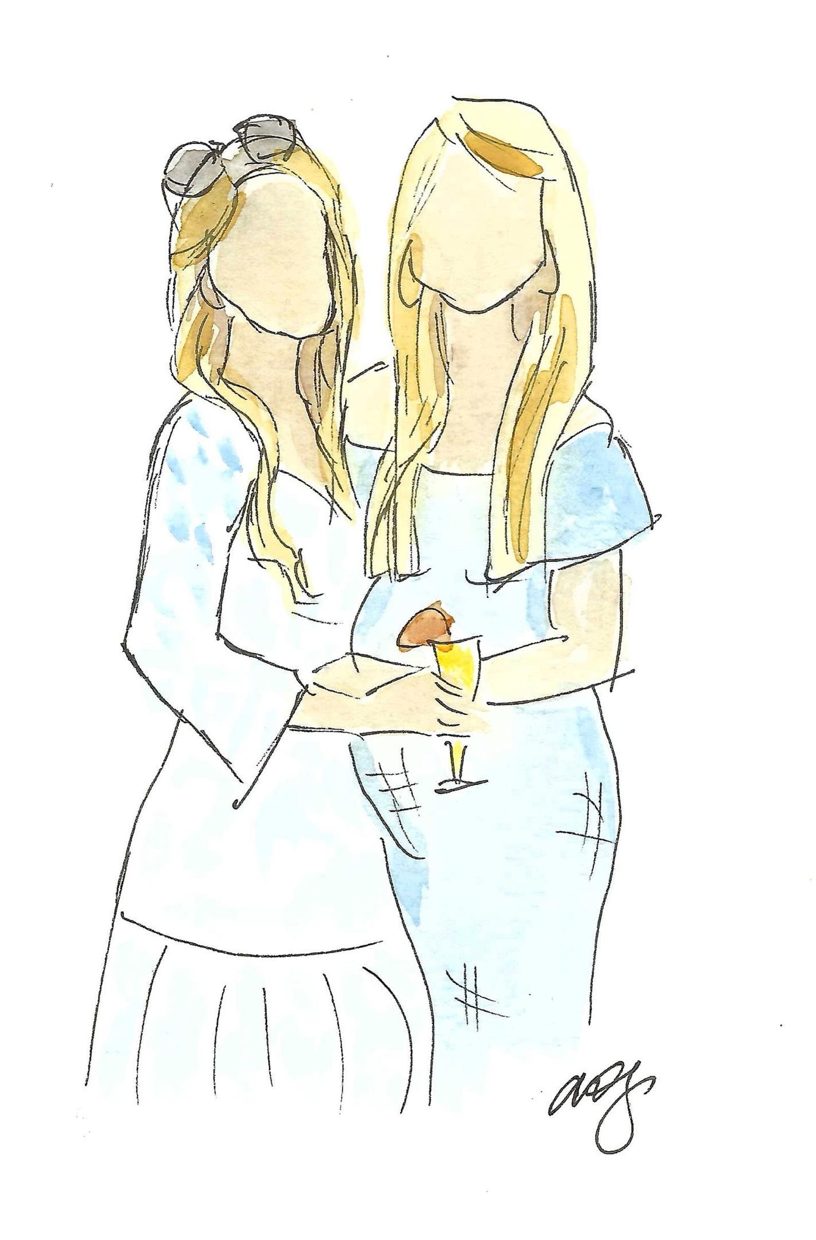 Live Guest Portraits, Watercolor Guest Portraits, Live Guest ...