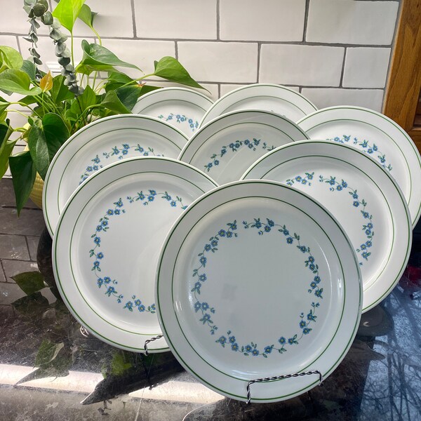 Forget Me Not Plate - Etsy