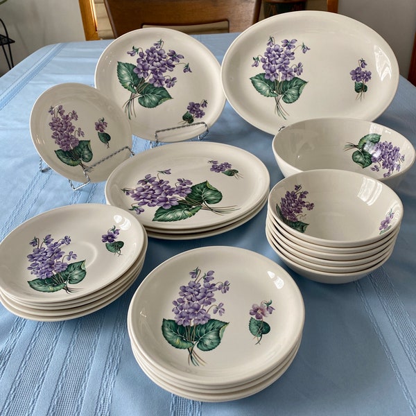 Violet Dishes - Etsy