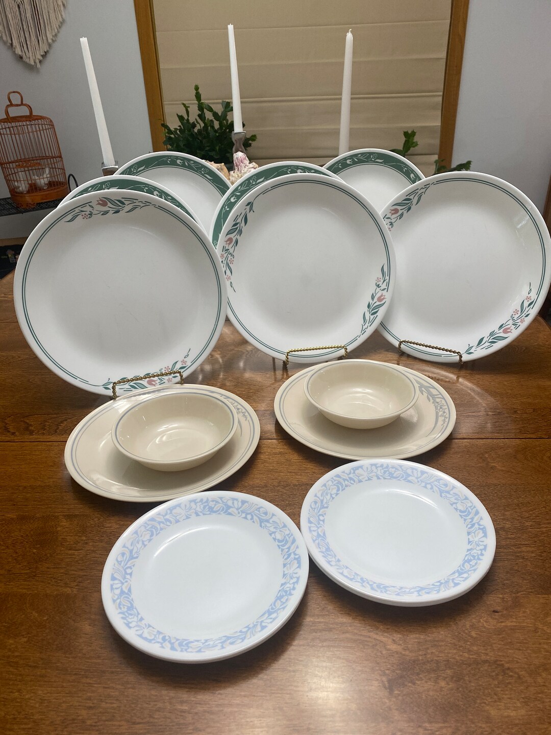Vintage,corelle REPLACEMENT DISHES, Dinner Plates, Lunch/ Hors D ...