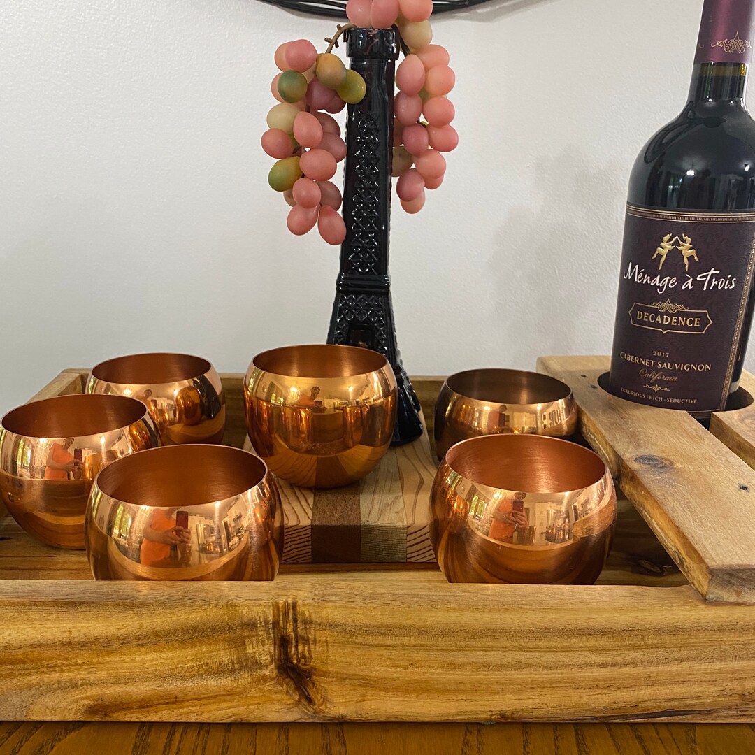 6 Roly Poly COPPERCRAFT Guild Cups, 2 GREGORIAN USA Question Mark ...