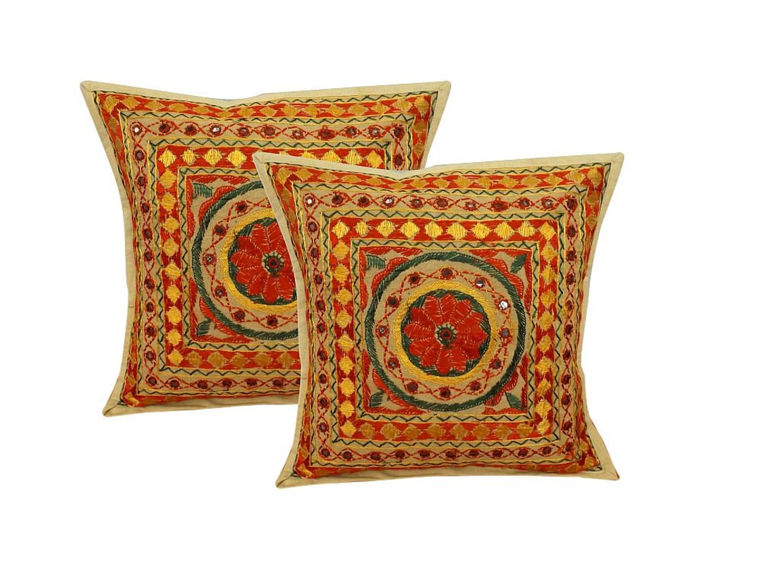 Handmade Indian Cotton Handwork Embroidered,mirror Work,decorative ...