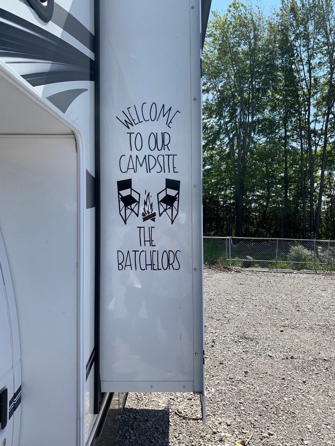 Camper Vinyl Decal/camper Personalized Vinyl Decal/large Camper Decal ...