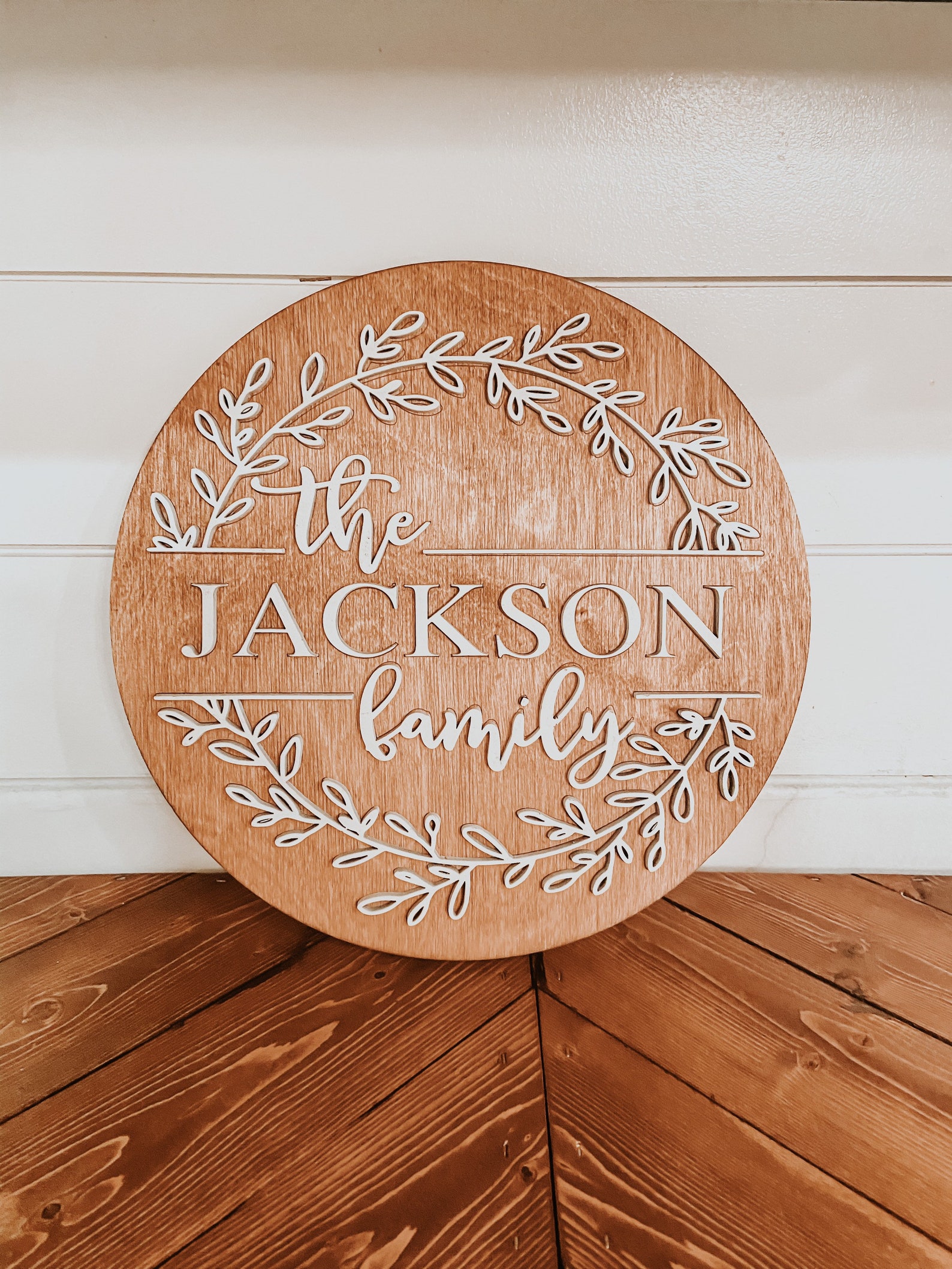 Wood Family Sign/laser Wood Family Sign/personalized Family - Etsy
