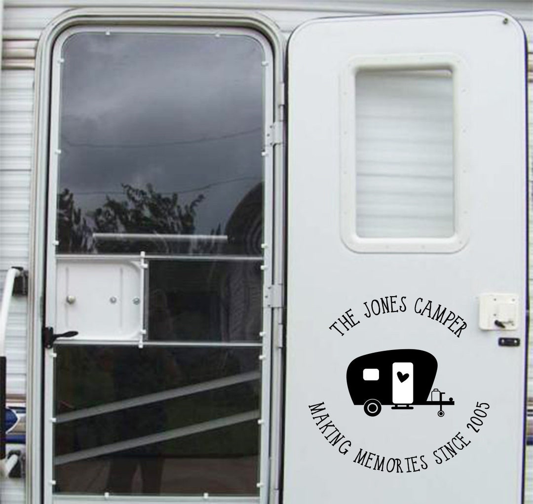 Camper Vinyl Decal/camper Personalized Vinyl Decal/camping Decor/vinyl ...