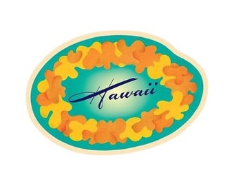 Hawaiian Hibiscus Flower Sticker Decal From Maui Hawaii | Etsy