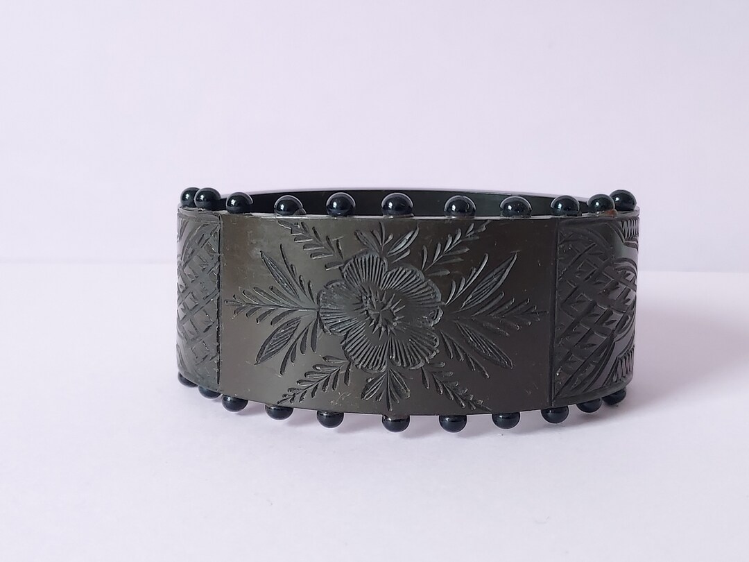 Victorian Vulcanite Cuff - Etsy