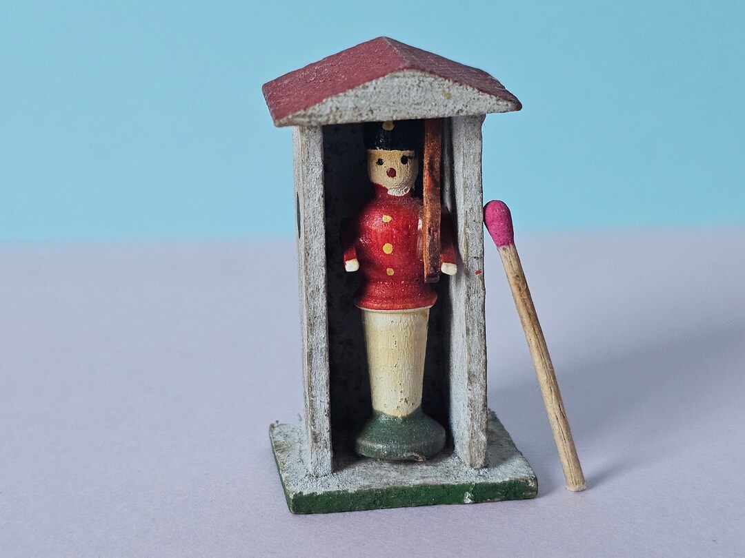 Miniature Soldier and Sentry Box - Etsy