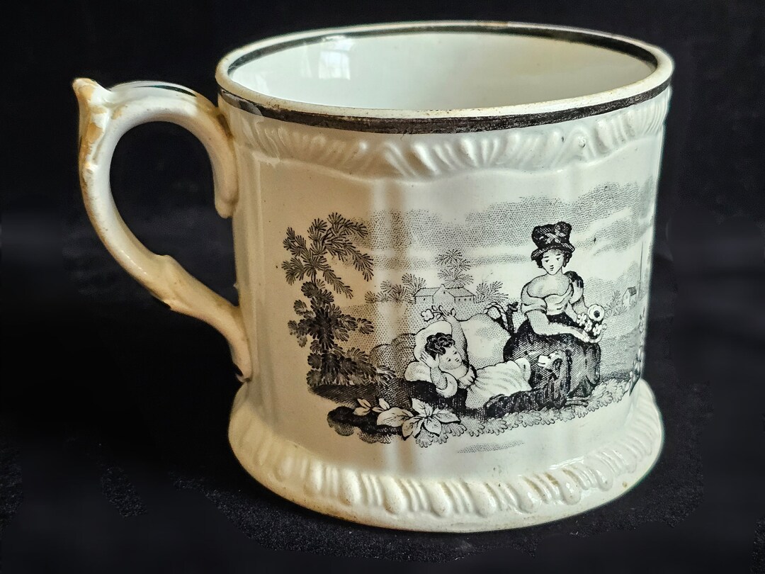 Antique Creamware Mug Glamorgan Pottery - Etsy