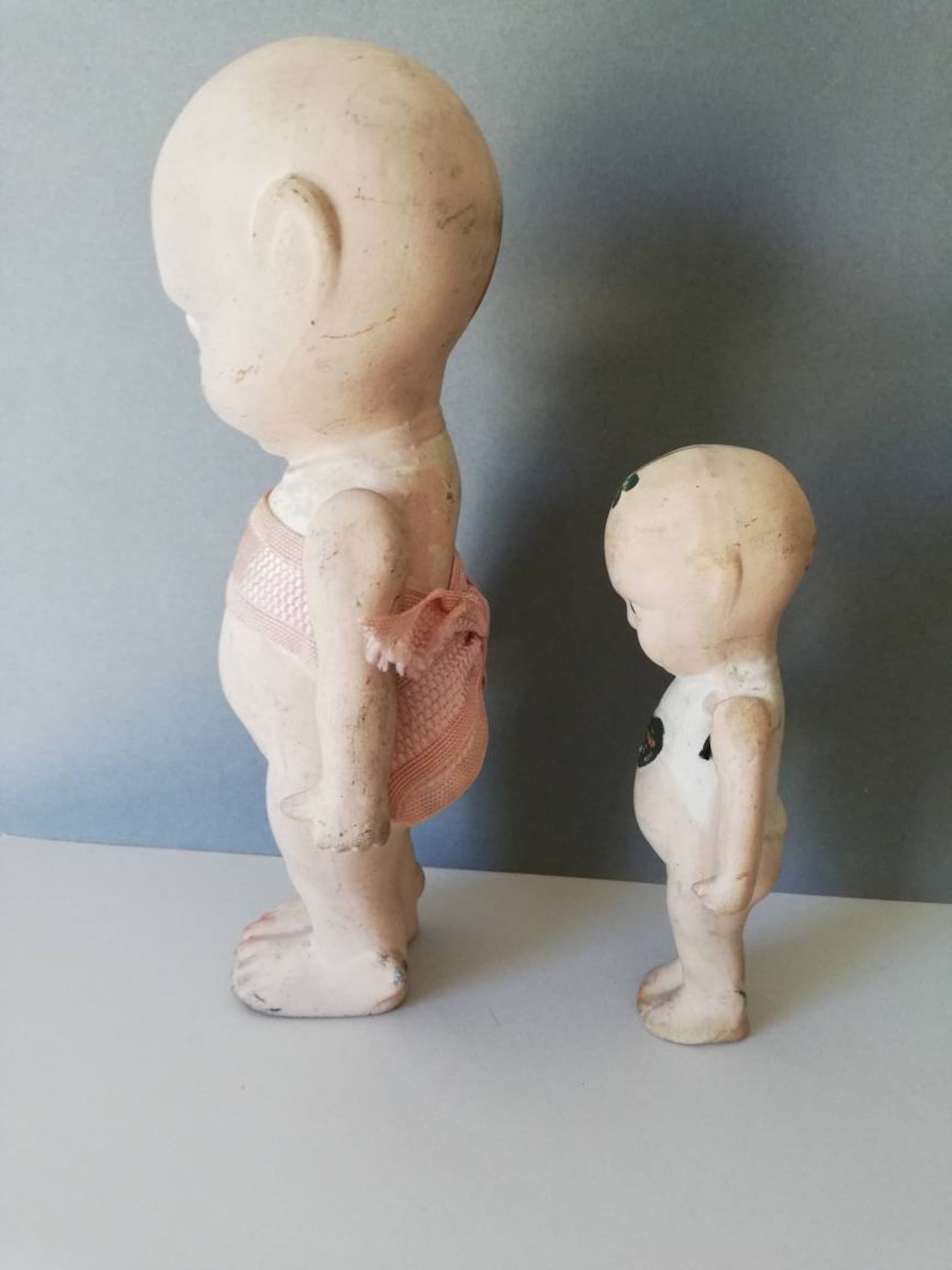 Antique Fums up Bisque Dolls - Etsy