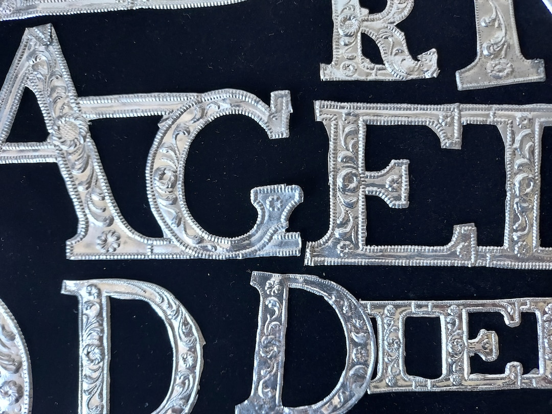 Antique Metal Letters - Etsy UK