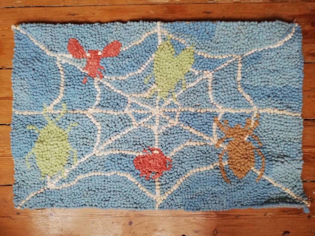 Web and Insects Rag Rugs - Etsy