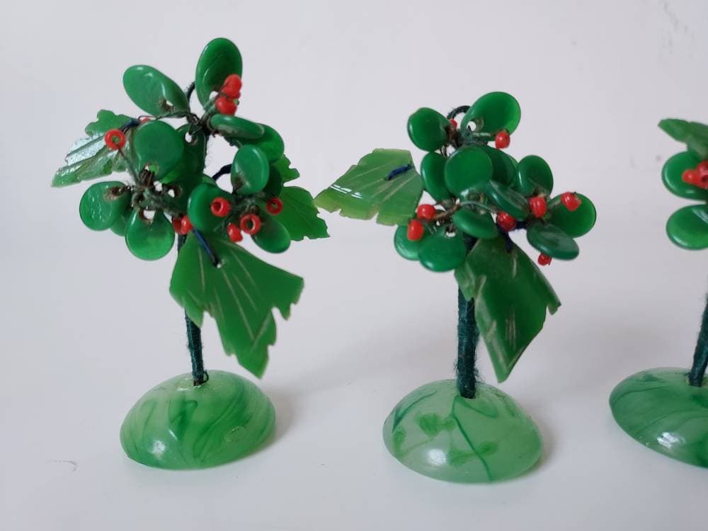 Antique Miniature Glass Trees Stands - Etsy