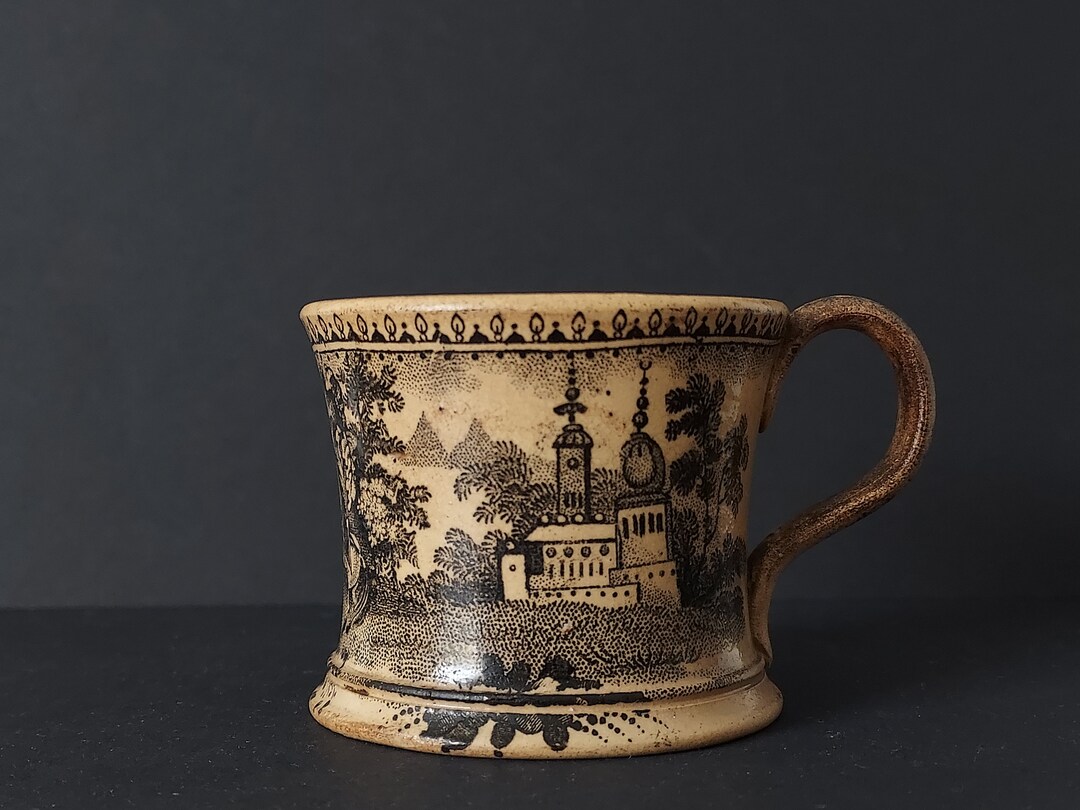 Early Transferware Child's Mug - Etsy