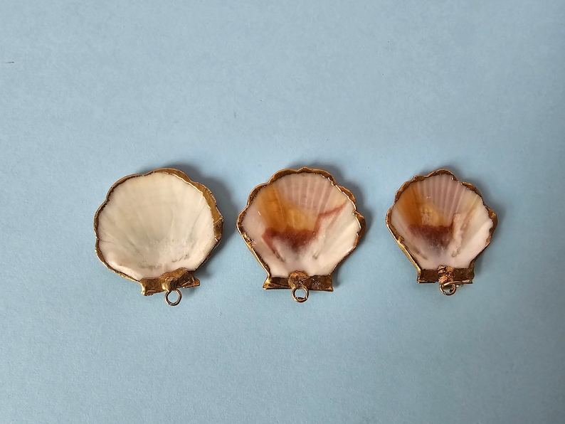 Vintage Shell Charms - Etsy