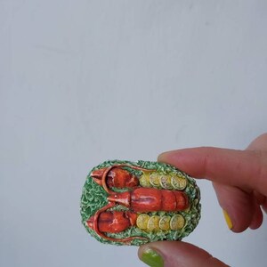 Plaster Kaybot Chicken, Ham or Lobster Platter - Etsy Canada