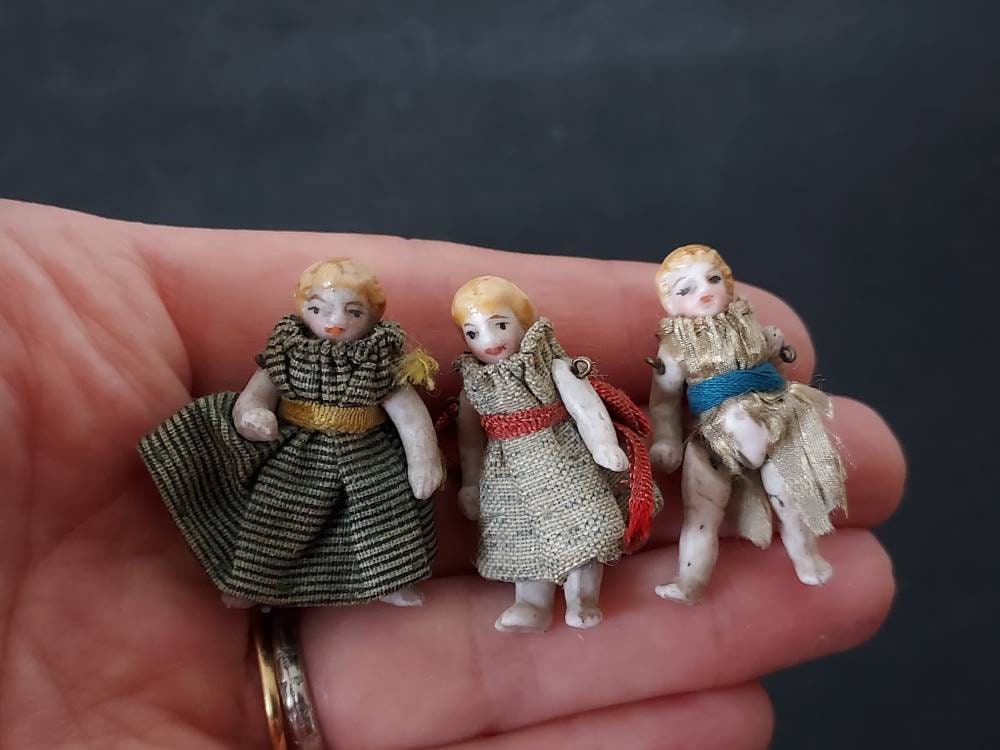 Hertwig Miniature Bisque Dolls - Etsy