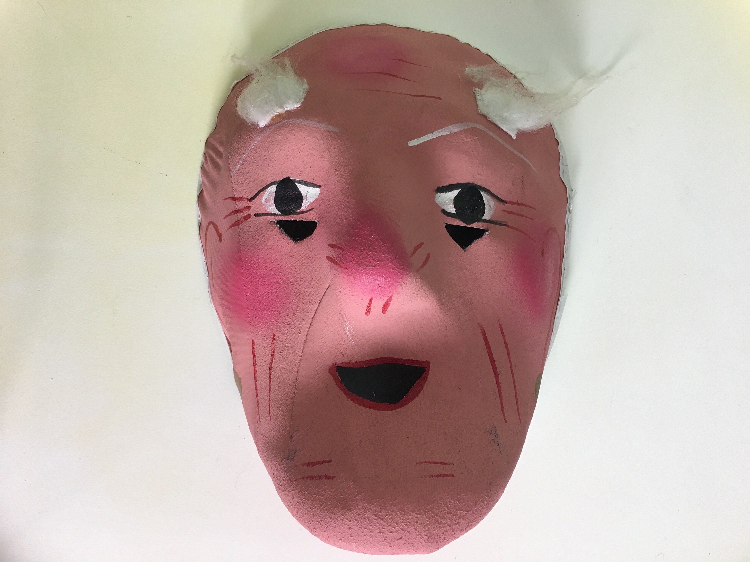 Mexican Fiesta Mask Old Man With White Eyebrows | Etsy