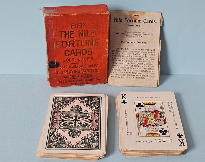 Antique the Nile Fortune Cards - Etsy