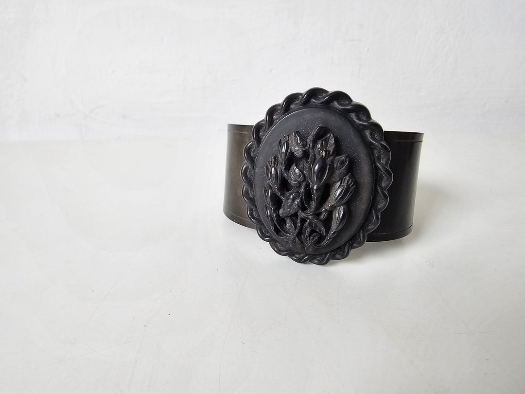 Victorian Vulcanite Cuff - Etsy
