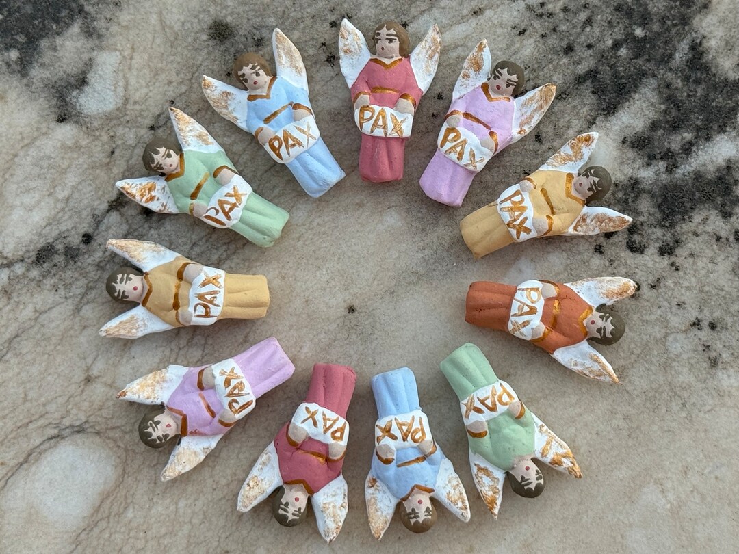 Neapolitan Miniature Terracotta Angels - Etsy