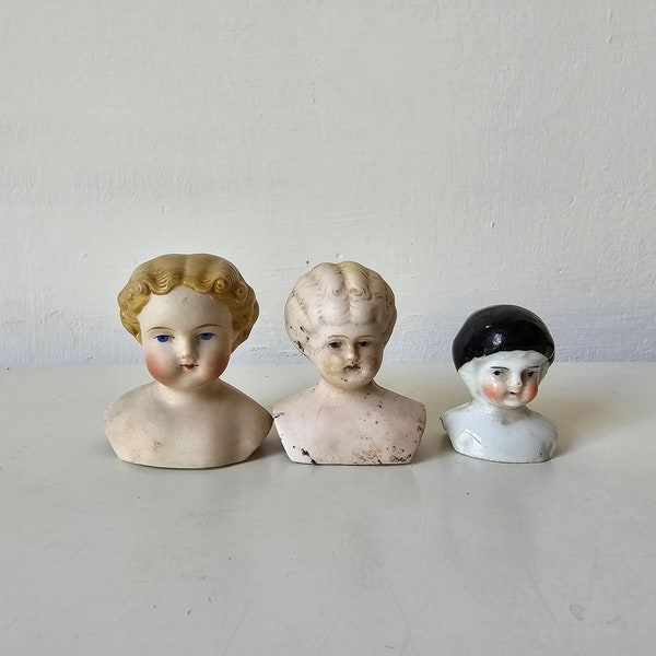 Antique Doll Head - Etsy