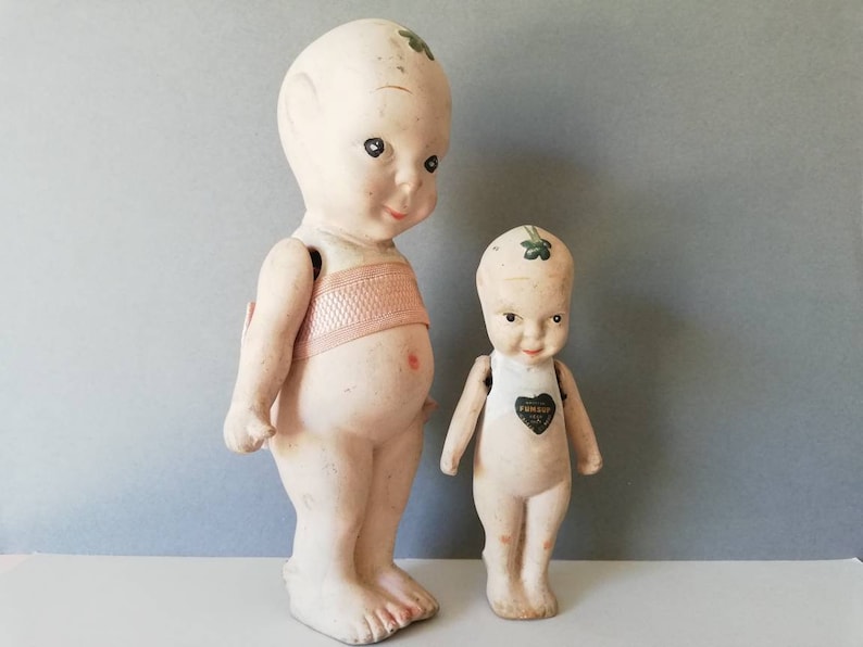 Antique Fums up Bisque Dolls - Etsy