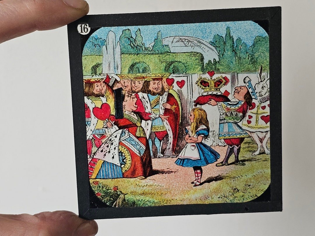 Antique Alice in Wonderland Lantern Slide - Etsy