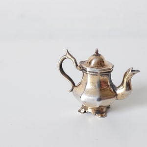 Miniature Silver Teapot - Etsy