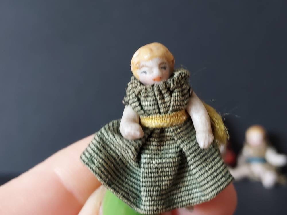 Hertwig Miniature Bisque Dolls - Etsy