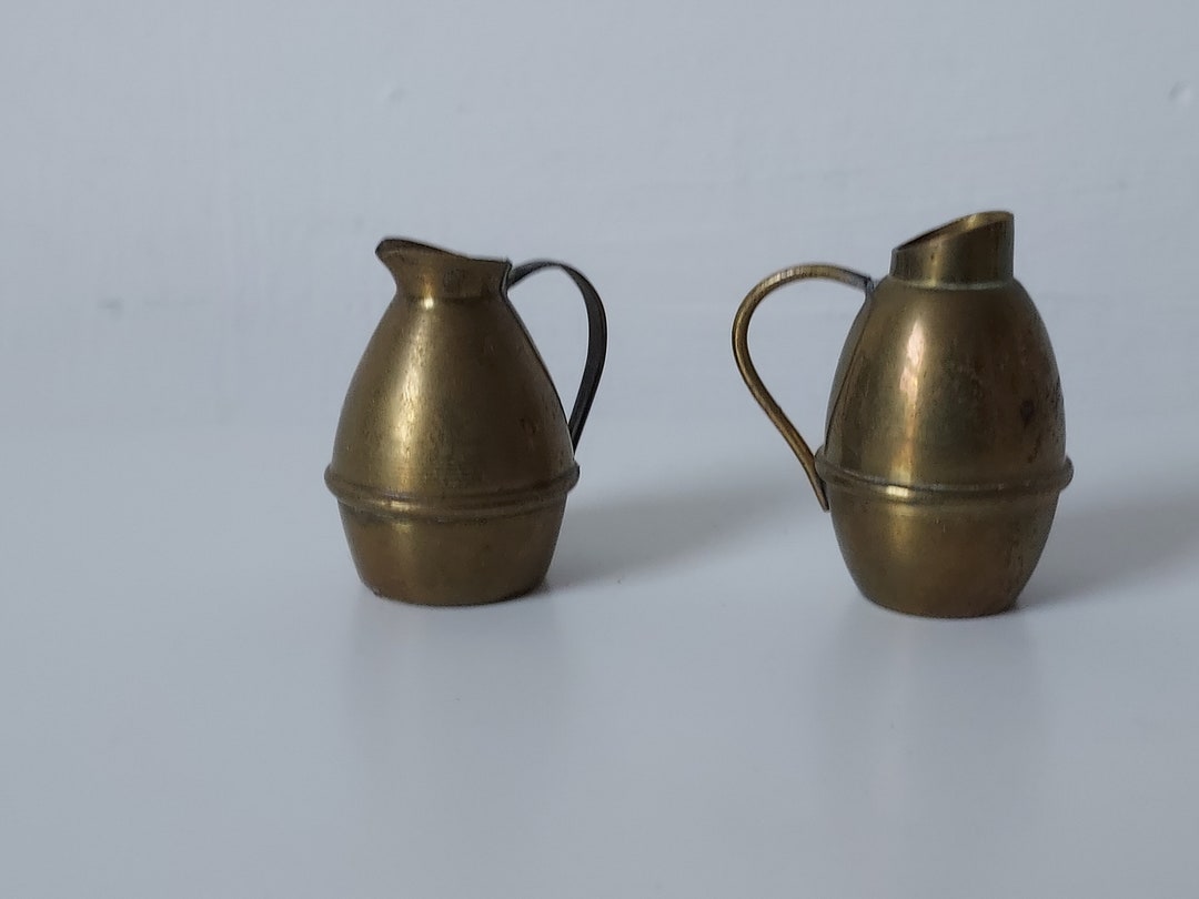 Antique Miniature Copper Jugs - Etsy