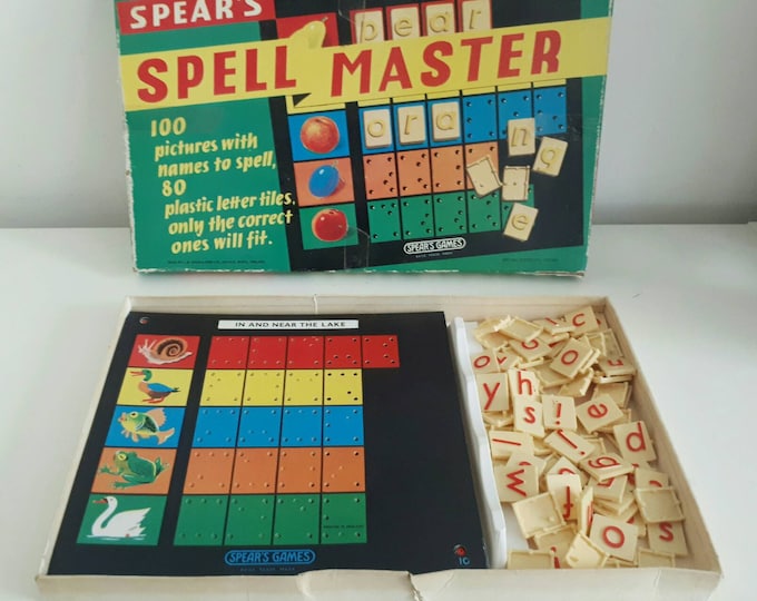 Vintage Spears Spell Master Game - Etsy