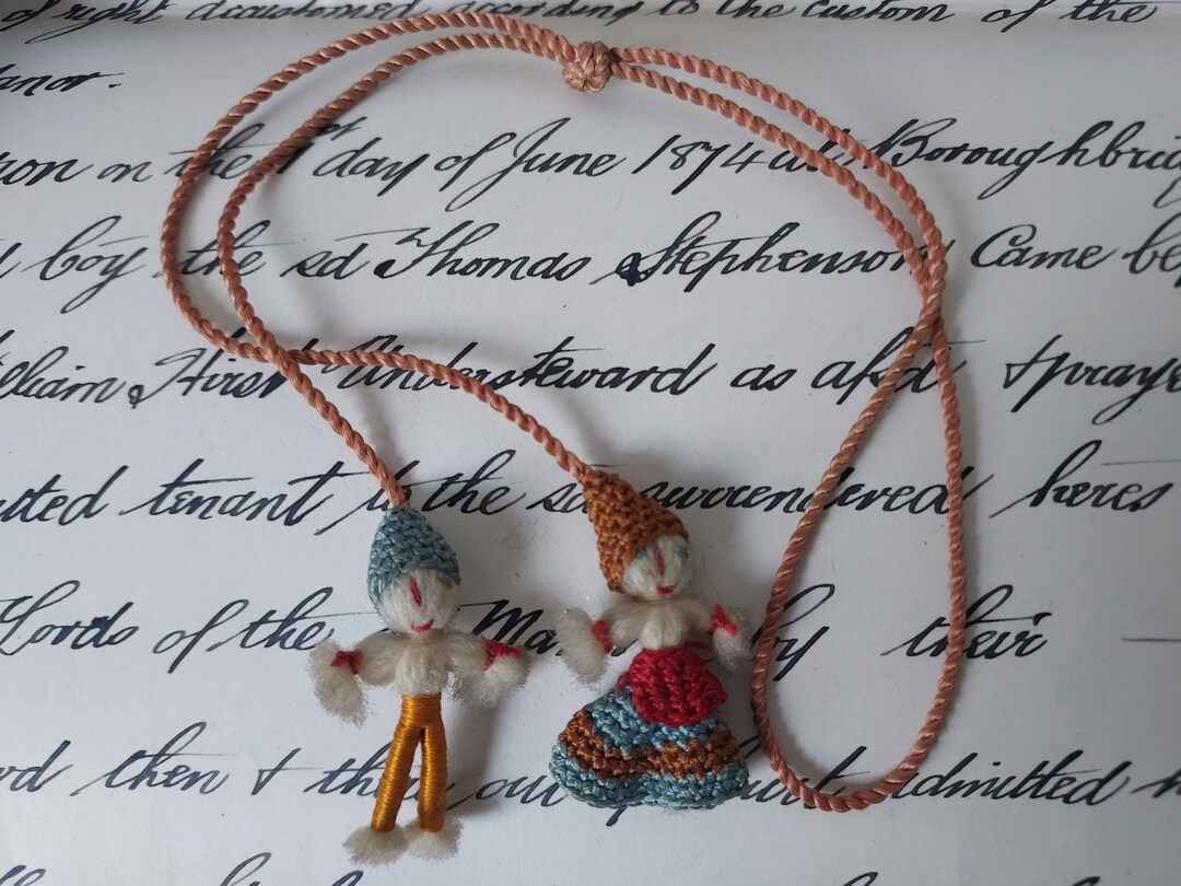 Miniature Yarn Dolls - Etsy