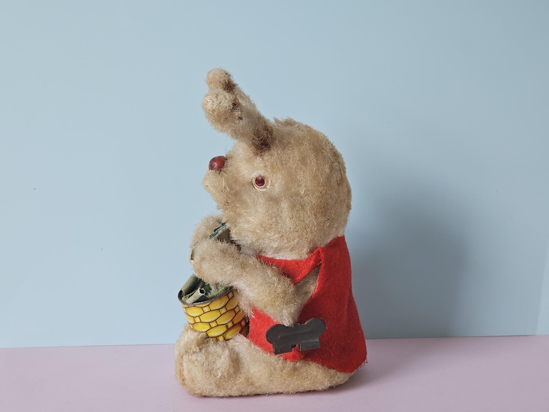 Vintage Wind up Rabbit Toy - Etsy
