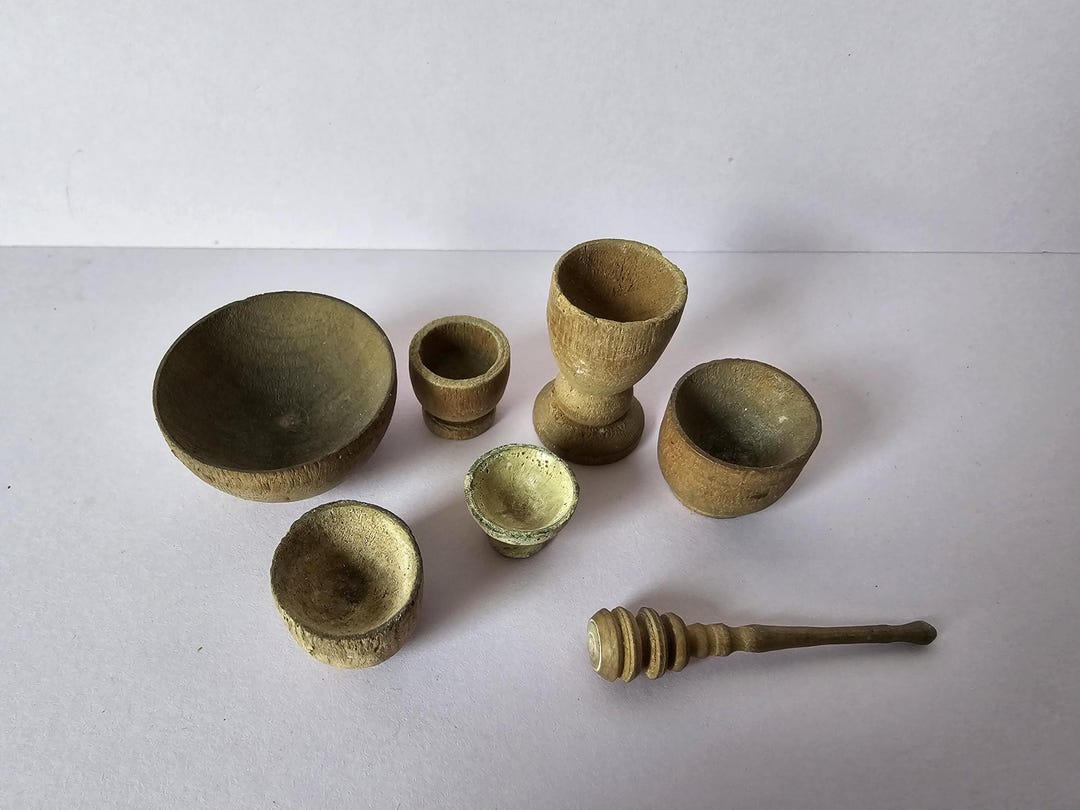 Antique Wooden Miniatures - Etsy